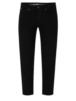 Emporio Armani Jeans J06 Slim Fit In Denim Stretch - Black