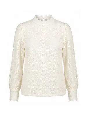 NOOKI DESIGN Melody Lace Top Cream