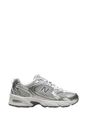 NEW BALANCE 530 Sneaker With Silver Leather Details - Grey