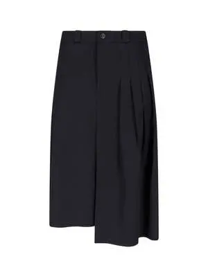 Our Legacy Virgin Wool Gabardine Skirt - Black