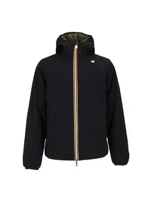 K-WAY Lightweight Polyester Coat - Black