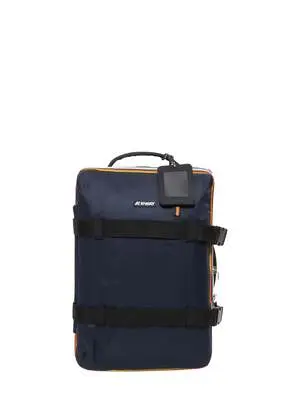 K-WAY Compact Nylon Suitcase For - Navy