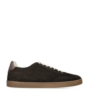 Brunello Cucinelli Suede Low-top Sneakers