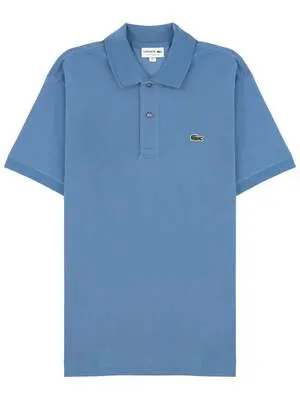 Lacoste Short Sleeve Pique Polo Shirt - Azure