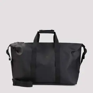 Rains Hilo Mini Weekend Waterproof Pu Bag 52cm X 38cm X 24cm - Black