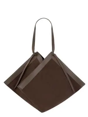 Yuzefi Wonton Suede Shoulder Bag
