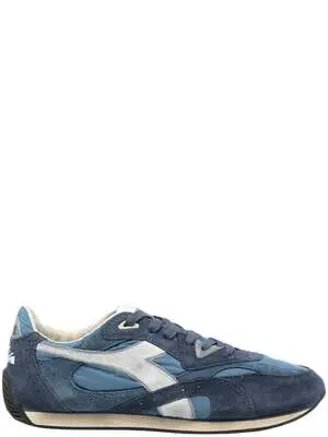 DIADORA Style Leather & Suede Sneakers - Navy
