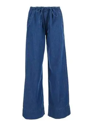 ICON DENIM LOS ANGELES 100% Cotton Denim Jeans - Blu