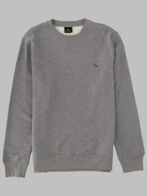 Paul Smith Zebra Embroidered Crewneck Sweatshirt - Grey