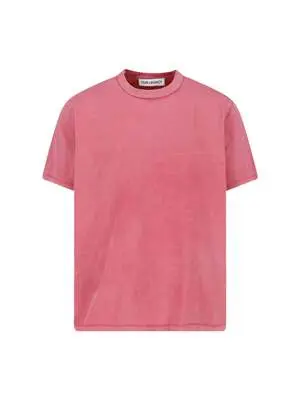 Our Legacy Garment-dyed Crew Neck T-shirt - Red