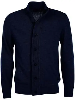 Barbour Lambswool Sweatshirt - Navy