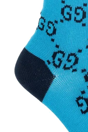 Gucci Monogram-pattern Intarsia-knit Socks