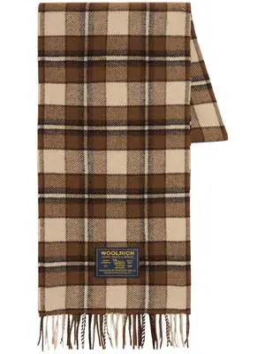 Woolrich 100% Wool Scarf - Brown