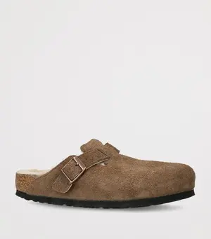 BIRKENSTOCK Shearling Boston Clogs