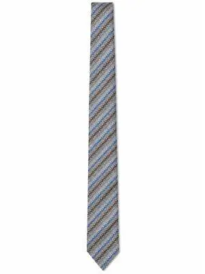 Missoni Silk Tied Mini Missoni-Style Necktie Multicolor