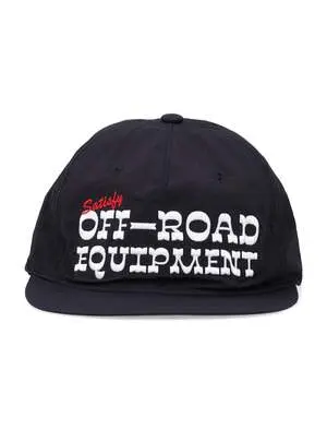 Satisfy Lightweight Running Cap With Wind & Water-repellent Short Brim - Nero