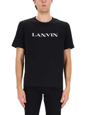 LANVIN Logo-print Crewneck T-shirt