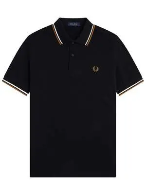 Fred Perry Short Sleeve Polo Shirt - Black