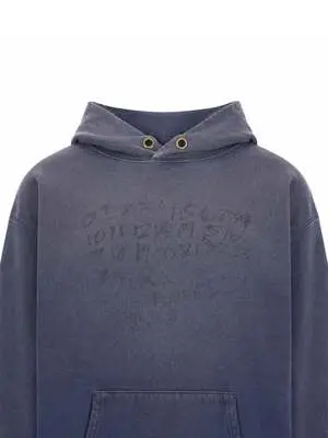 MAISON MARGIELA Distressed Graphic Hooded Sweatshirt