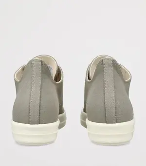 Rick Owens Denim Low-top Sneakers - Beige
