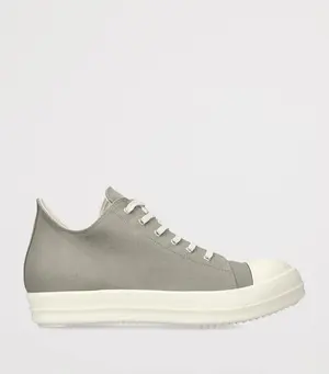 Rick Owens Denim Low-top Sneakers - Beige