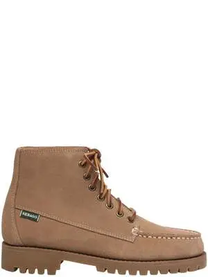 SEBAGO Leather Ankle Boots - Beige