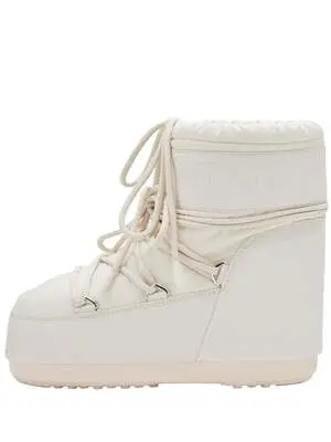 Moon Boot Lace-up Winter Boots - Bianco