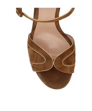 GIANVITO ROSSI 125mm Platform Suede Ankle-strap Sandals