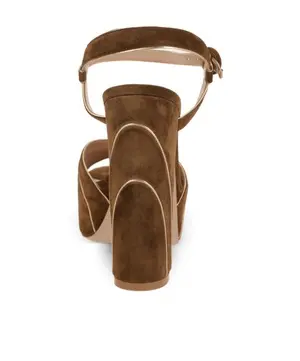 GIANVITO ROSSI 125mm Platform Suede Ankle-strap Sandals