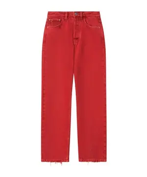 Isabel Marant Étoile Jeans With Belt Loops - Red