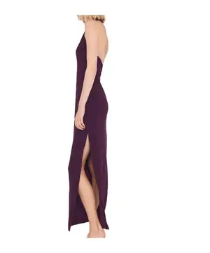 Norma Kamali Halter Maxi Dress