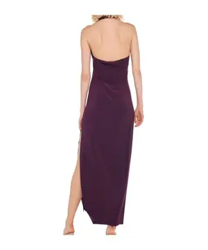Norma Kamali Halter Maxi Dress