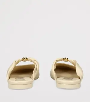 Loewe Leather Pebble Mules
