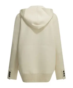 Sacai Double-breasted Hooded Coat