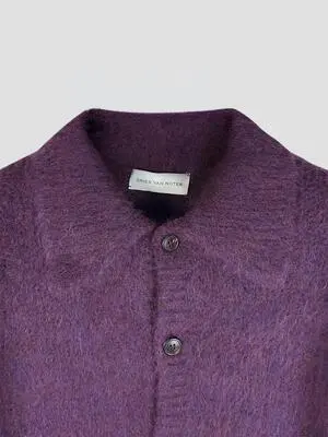 Dries Van Noten Long-sleeved Sweater - Purple