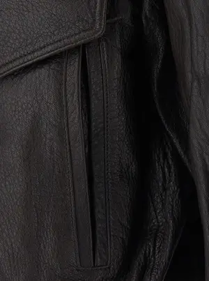 DUNST Long-sleeve Leather Jacket