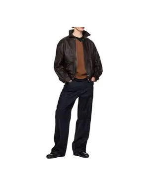 DUNST Long-sleeve Leather Jacket