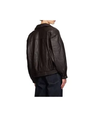 DUNST Long-sleeve Leather Jacket