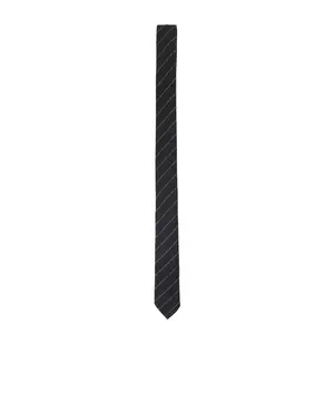 Thom Browne Classic Striped Tie - Grey