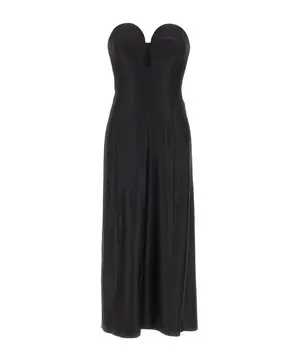 Rabanne Strapless Sweetheart Midi Dress
