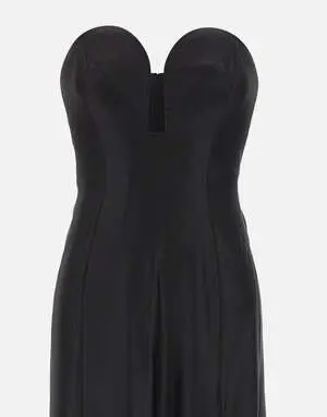 Rabanne Strapless Sweetheart Midi Dress