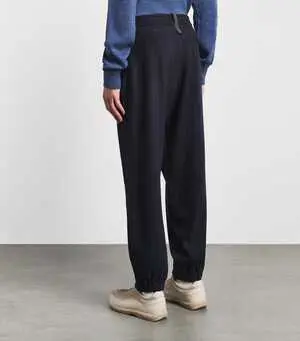 Sease Wool-cashmere-blend Pinstripe Trousers