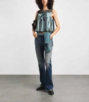 DÔEN Silk Valerina Top