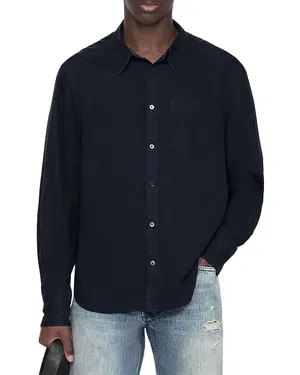 ALLSAINTS Ward Long Sleeve Shirt - Pitched Blue