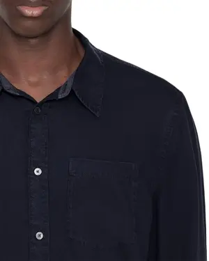 ALLSAINTS Ward Long Sleeve Shirt - Pitched Blue
