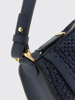 Chloé Marcie Mini Raffia Shoulder Bag