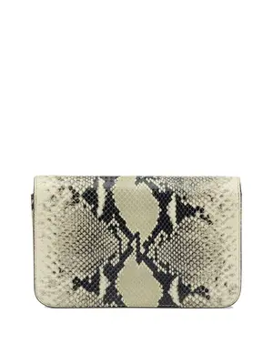 TOTEME T Lock Embossed Shoulder Bag