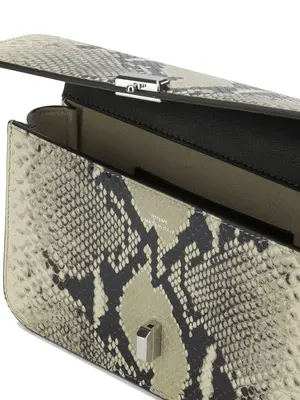 TOTEME T Lock Embossed Shoulder Bag