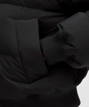 Lululemon Wunder Puff Bomber Hoodie - Black