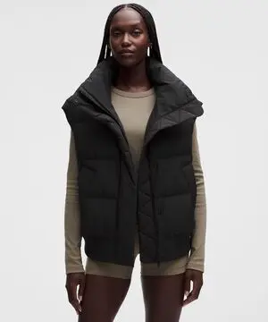 Lululemon Wunder Puff Bomber Vest - Black